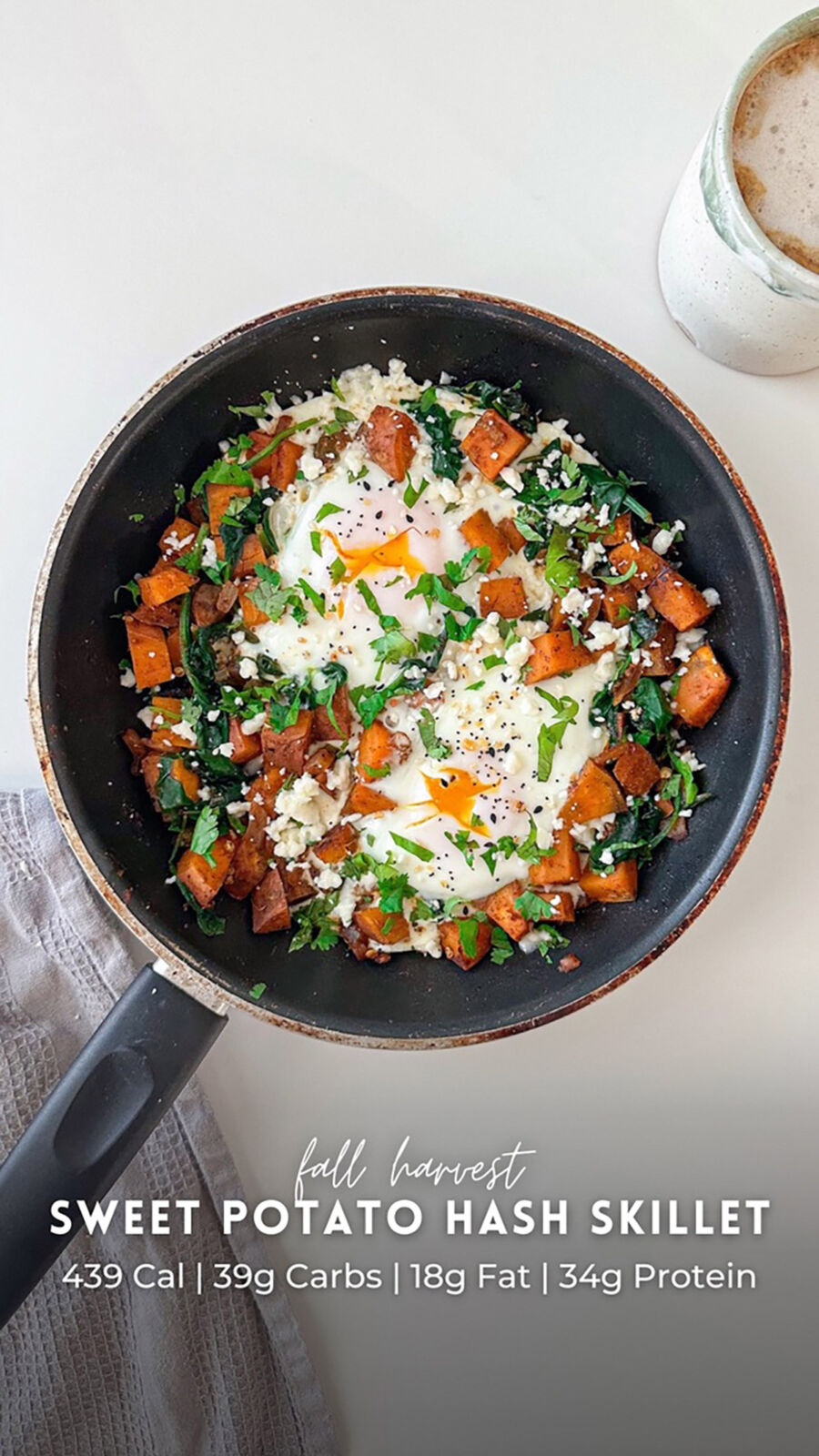 Fall Harvest Sweet Potato Hash Skillet | Tisha's Veggie Eats
