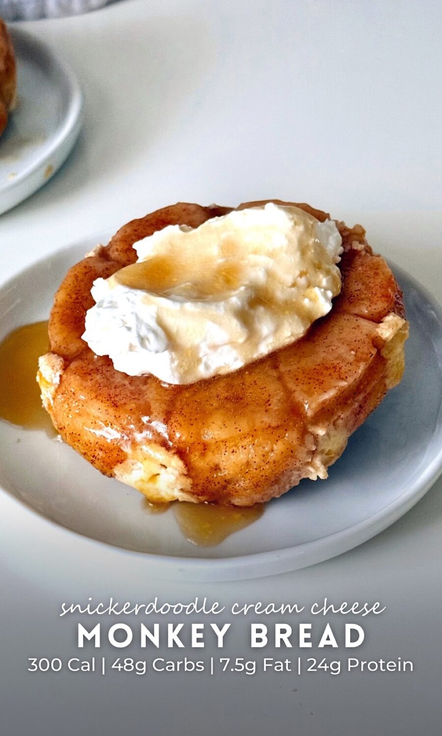 Snickerdoodle Cream Cheese Monkey Bread | Tisha's Veggie Eats