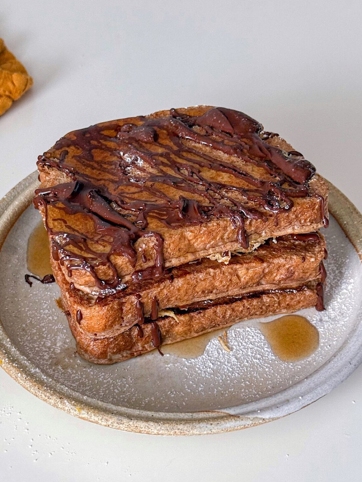 Dubai Chocolate French Toast | Tisha's Veggie Eats