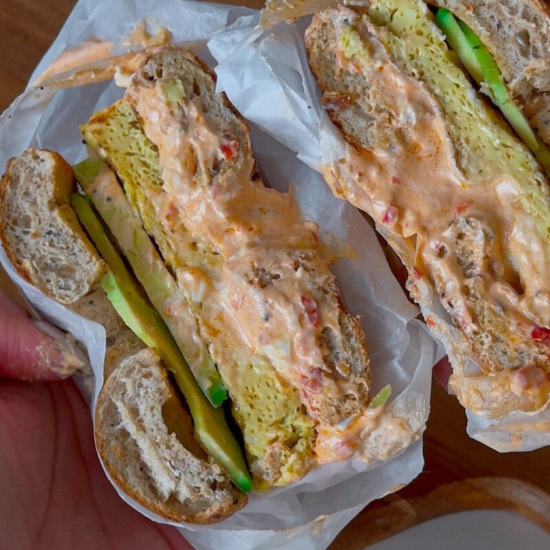 Tortilla Baked Quiche | Tisha's Veggie Eats