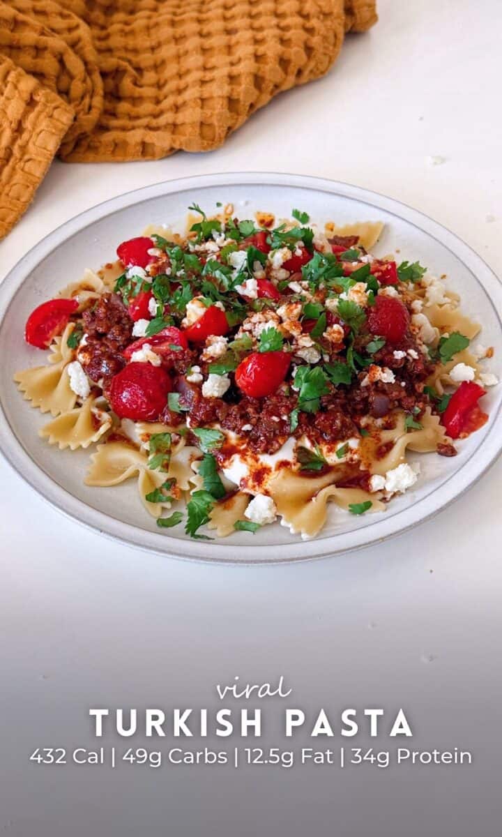 Viral Turkish Pasta | Tisha's Veggie Eats