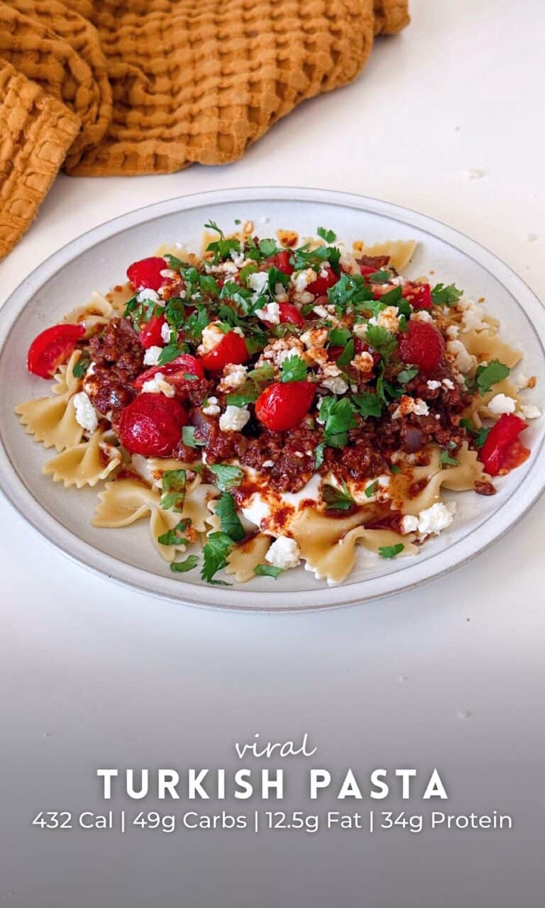 Viral Turkish Pasta | Tisha's Veggie Eats