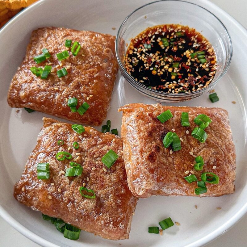 Tofu Crispy Rice Paper Dumplings | Tisha's Veggie Eats