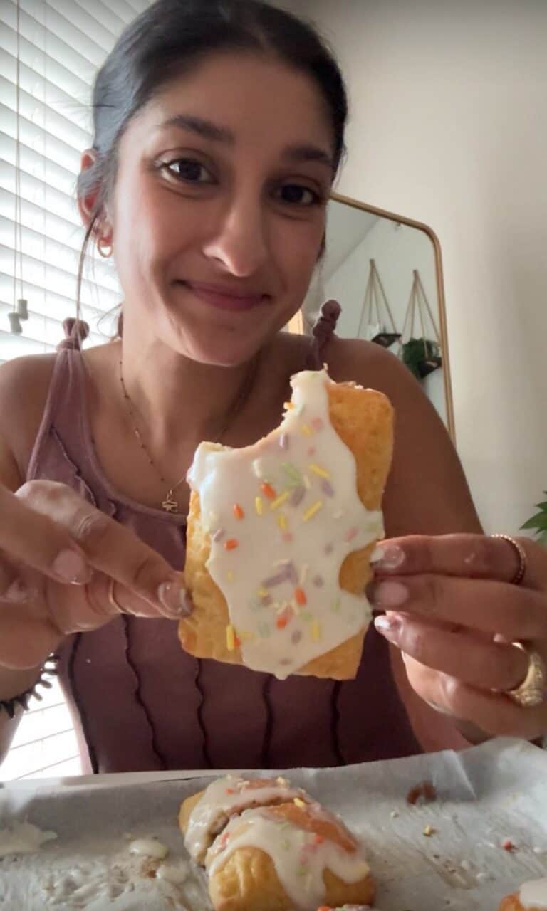 High Protein Strawberry Pop Tarts | Tisha's Veggie Eats