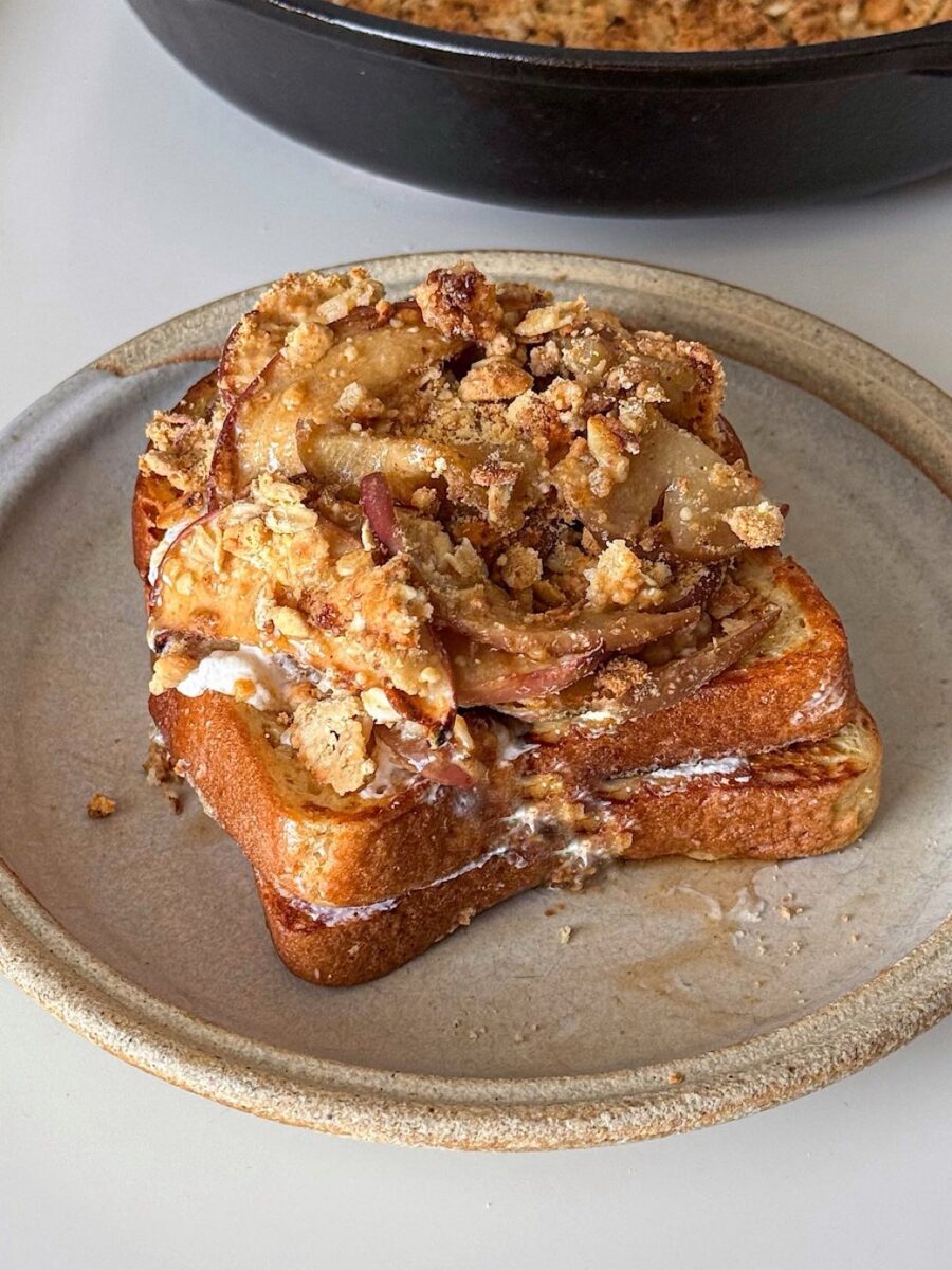 Hong Kong Style Sticky Toffee French Toast | Tisha's Veggie Eats